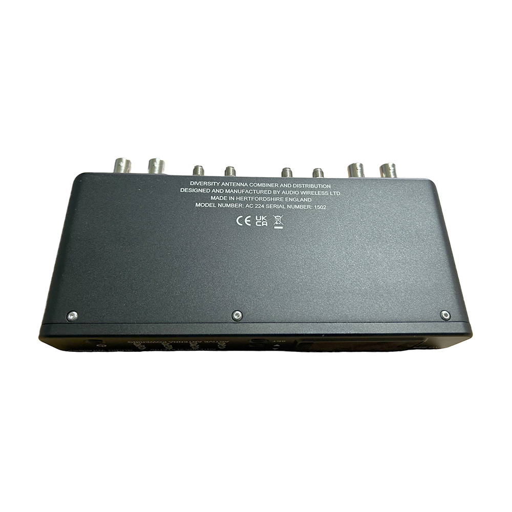 Audio Wireless AC224 Diversity Antenna Combiner and Distribution Module ...