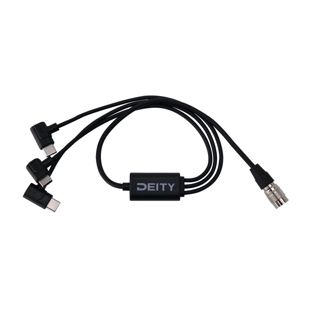 Deity SPD-HR3U 4-Pin to Triple USB-C Cable - Everything Audio