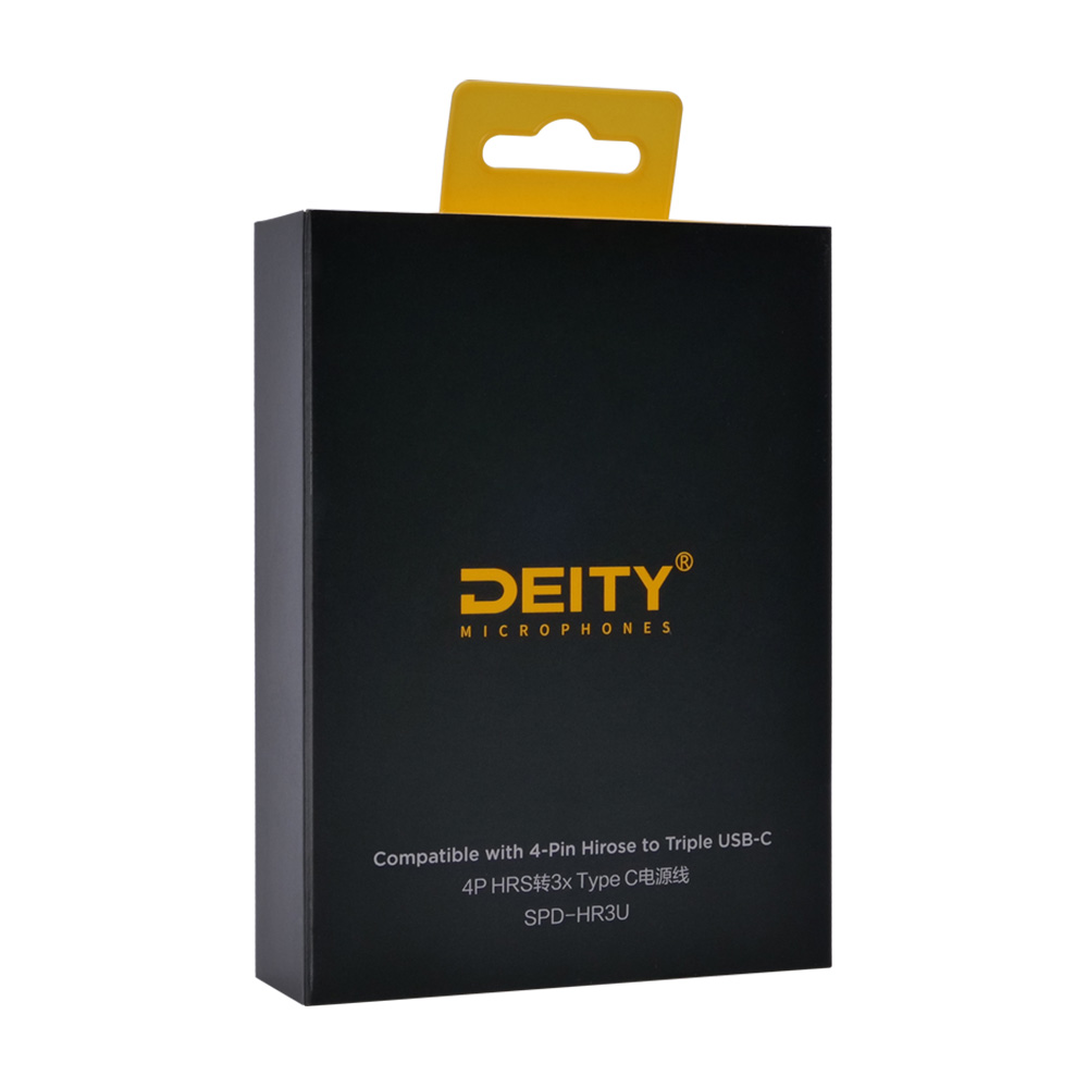 Deity SPD-HR3U 4-Pin to Triple USB-C Cable - Everything Audio