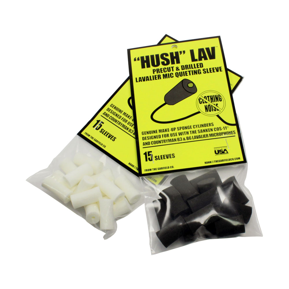 Garfield Hush Lav Quieting Sleeves for Lavalier Microphones 15 Pack ...
