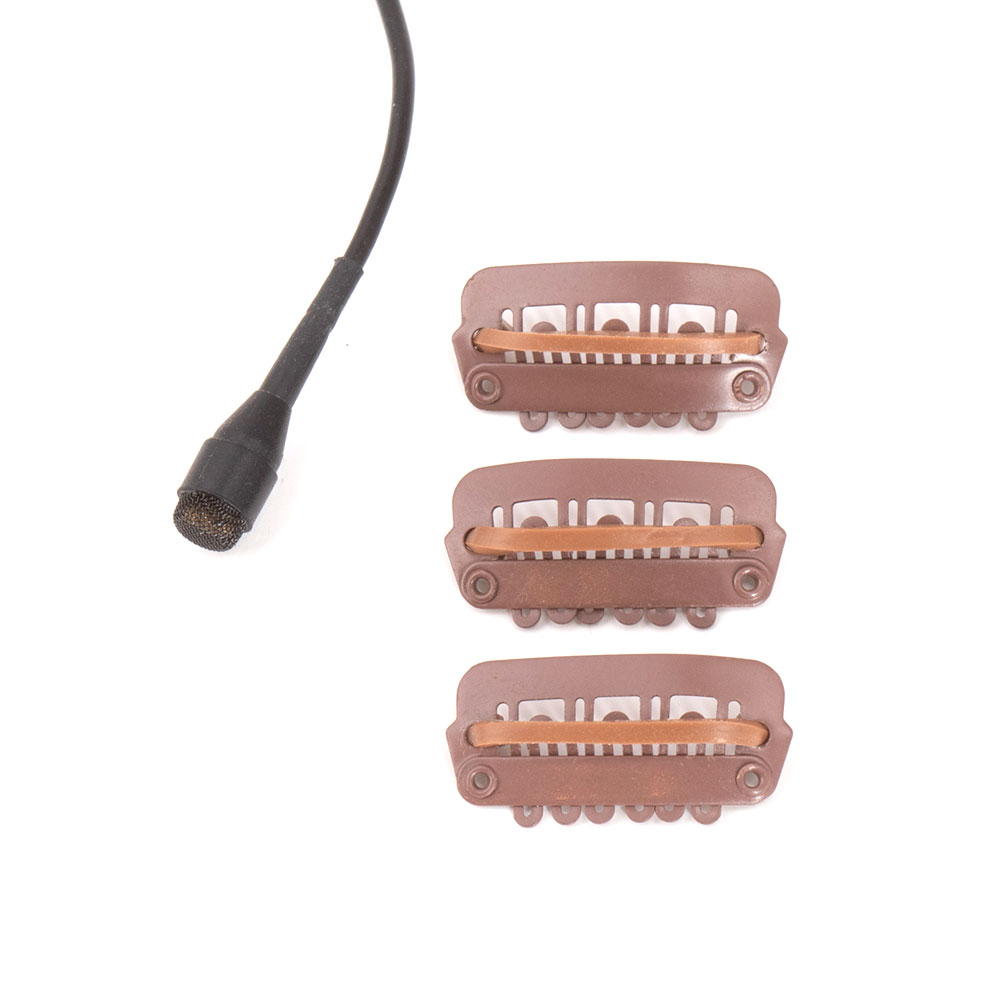 Hide-A-Mic Clipz Hair Clips for Microphone Mounting - 3 Pack - Everything Audio