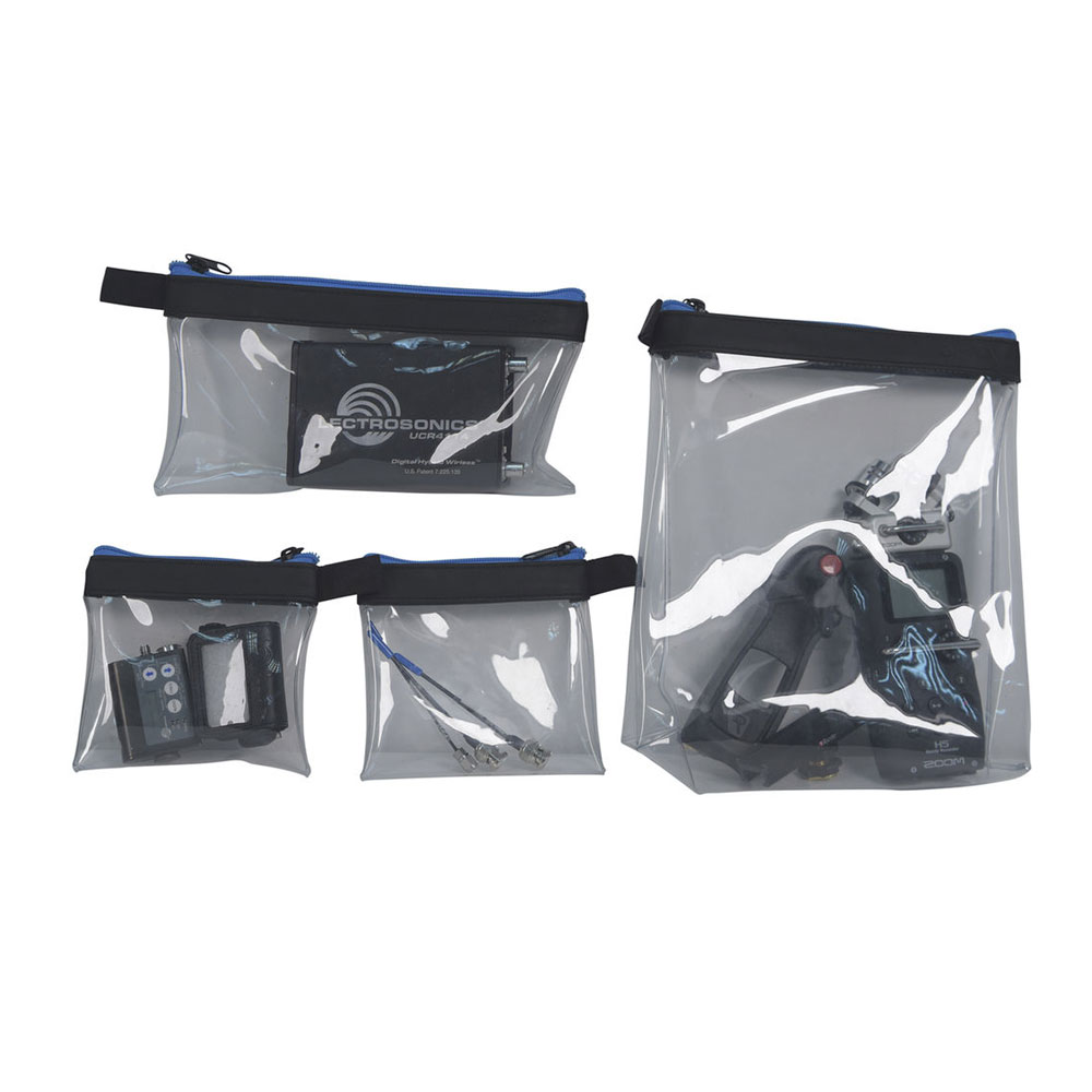 Orca OR-18 Transparent Pouches for Accessories Set of 4 - Everything Audio