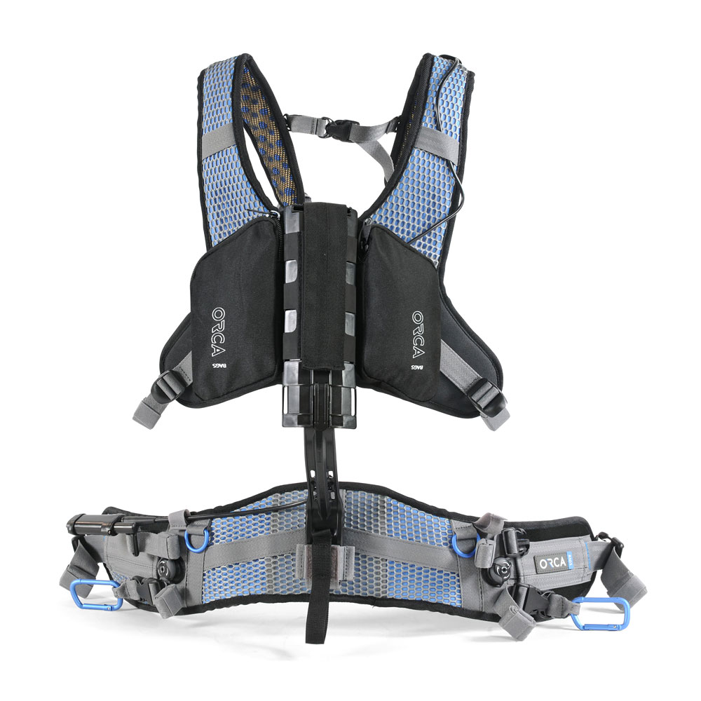 Orca OR-444 3S Modular Sound Bag Harness w/Spinal Support System - Everything Audio