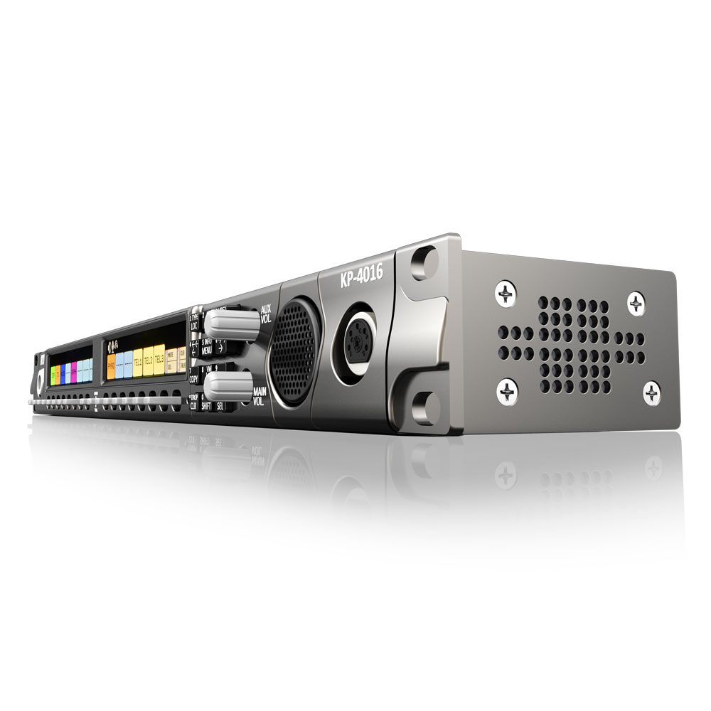 RTS KP-4016 Keypanel 19" 1U Rackmount w/ 16 Lever Keys - Everything Audio