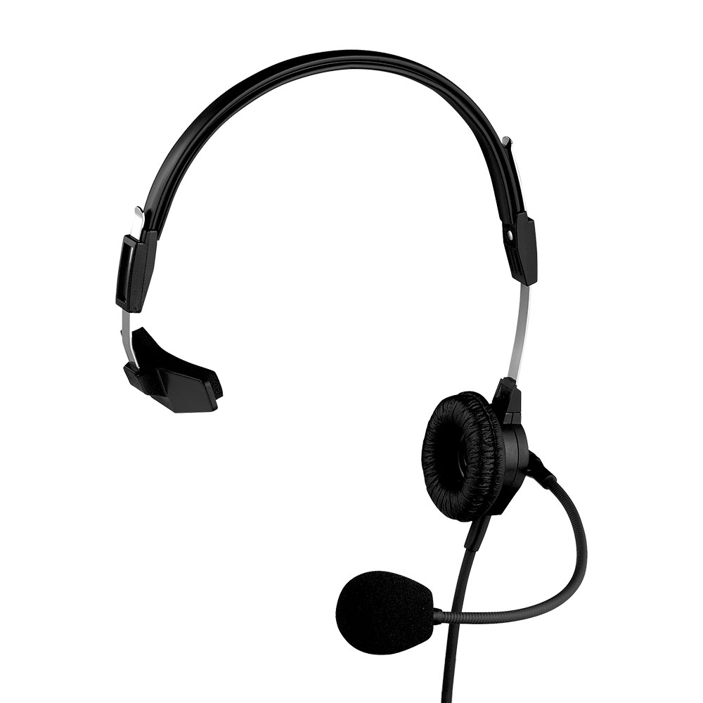 RTS PH-88 Single-Sided Headset w/ Flexible Dynamic Boom Mic ...