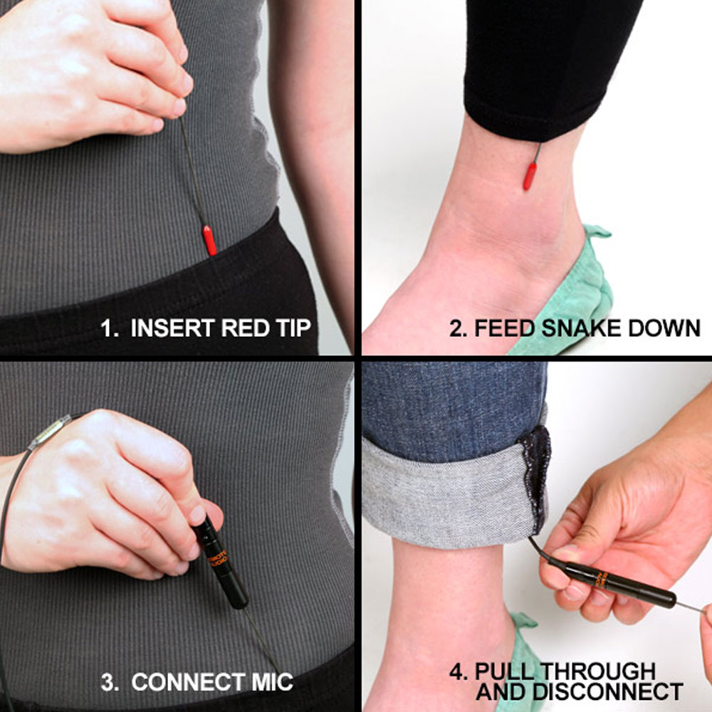 Remote Audio Lav Snake for Lavalier Cable Routing - Everything Audio