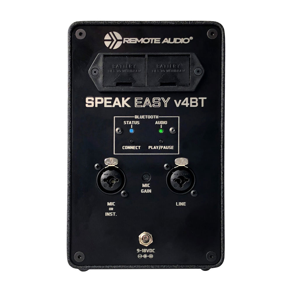 Remote Audio SpeakEasy v4BT Bluetooth Battery Powered Monitor Speaker ...