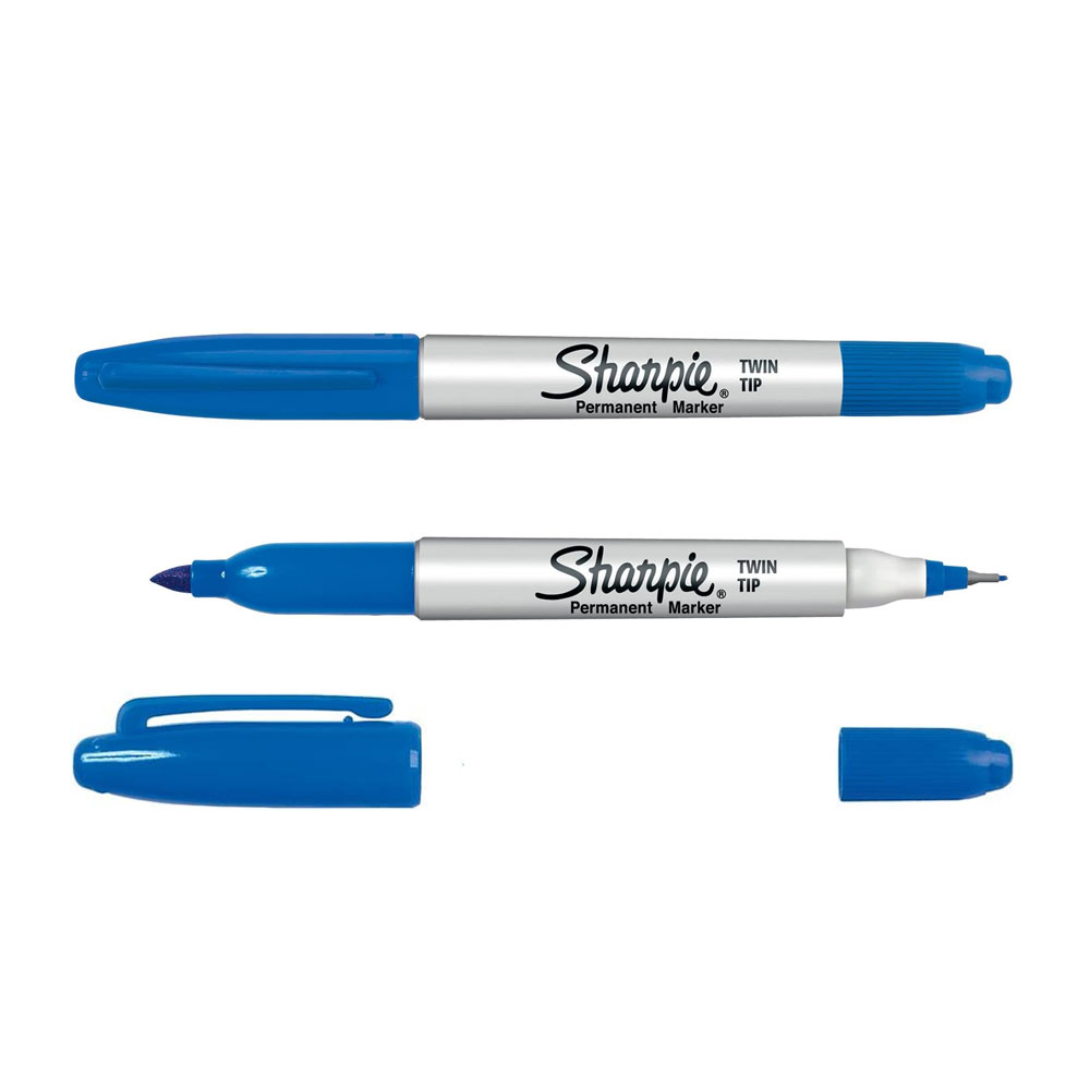 Sharpie Twin Tip Permanent Marker Fine & Ultra-Fine Point - Everything ...