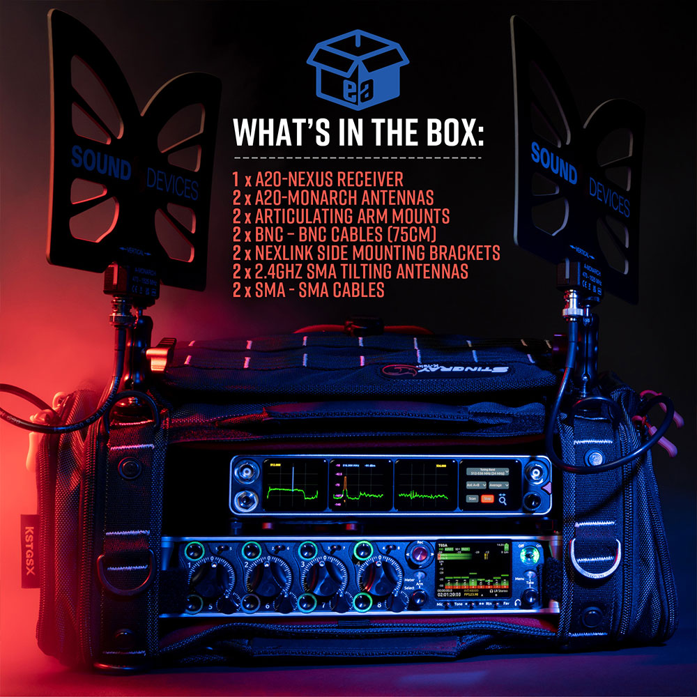 Sound Devices A20-Nexus 8-16 Channel True Diversity Receiver with ...