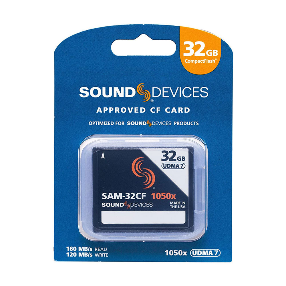 Sound Devices SAM Approved Media SD Card - Everything Audio