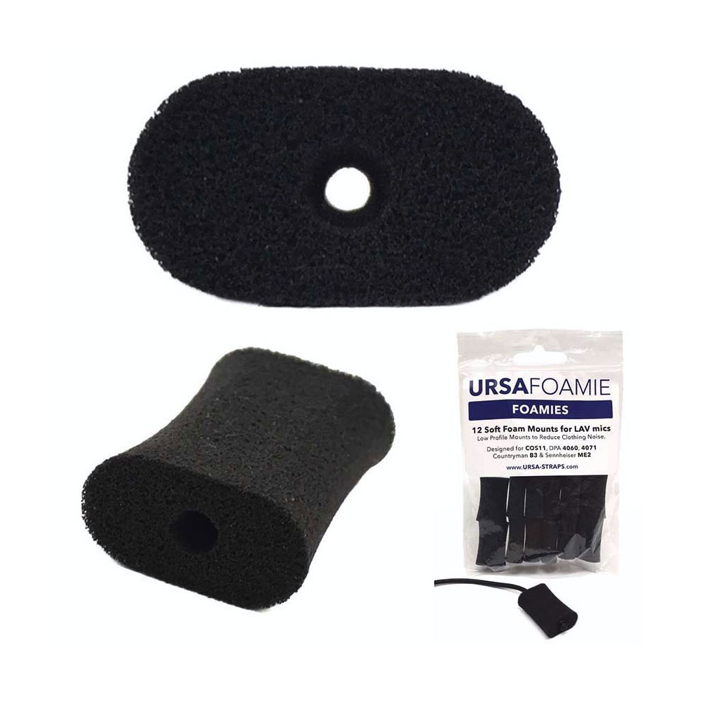 URSA Foamies Soft Foam Mounts for Lavalier Microphones 12 Pack ...