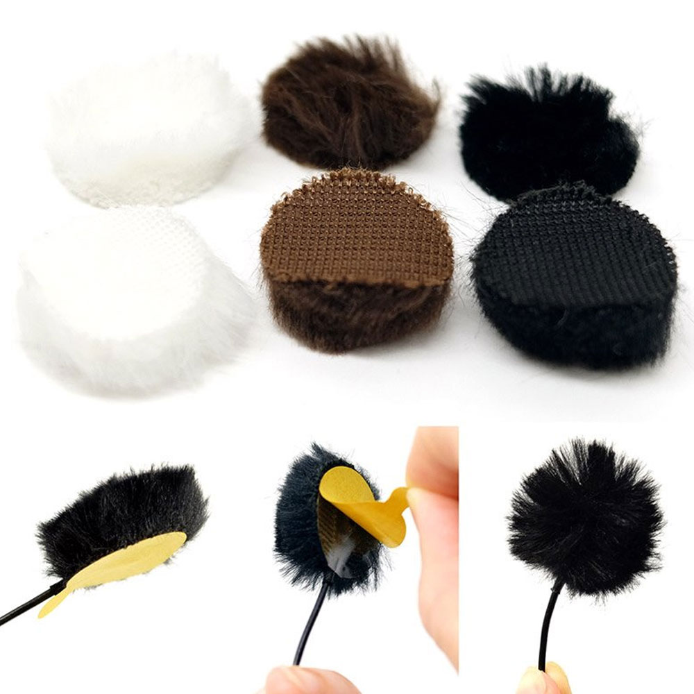 URSA Fur Circles Mini Windshields for Lavalier Microphone Pack of 9 ...
