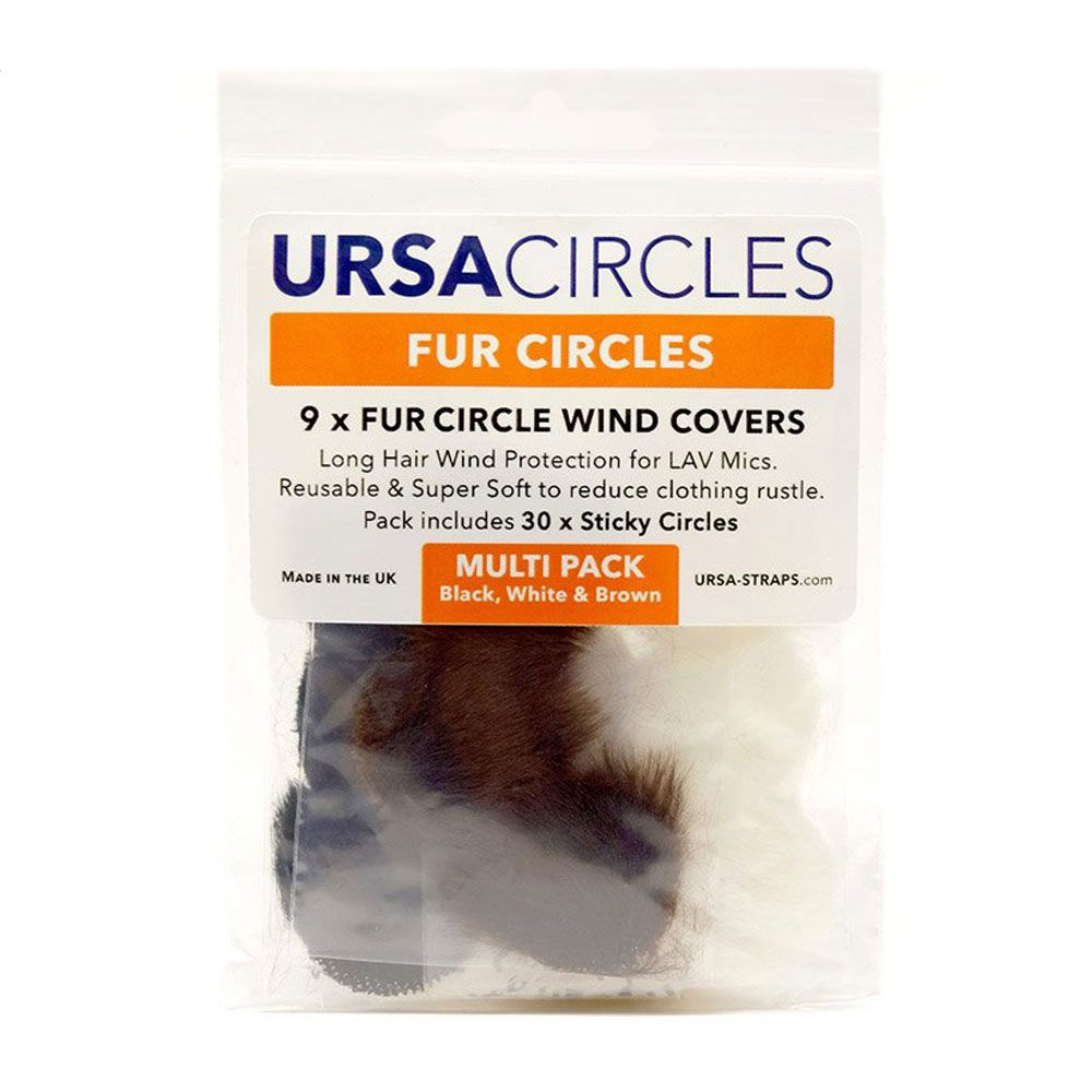 URSA Fur Circles Mini Windshields for Lavalier Microphone Pack of 9 ...
