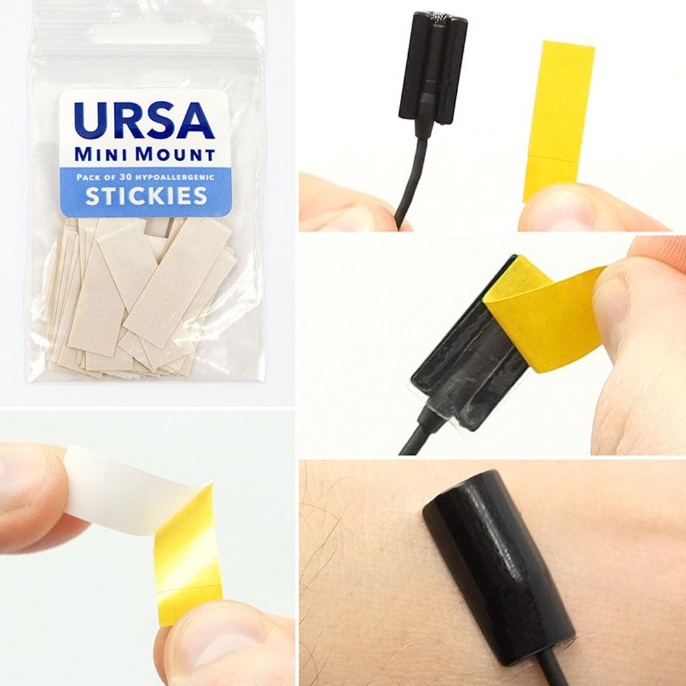 URSA Mini Mount Stickies Low Profile Lavalier Mounting Solution - Everything Audio