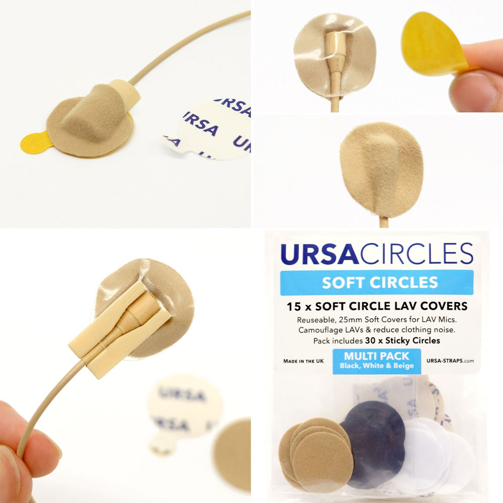 URSA Soft Circles Lavalier Microphone Covers 15 Pack - Everything Audio