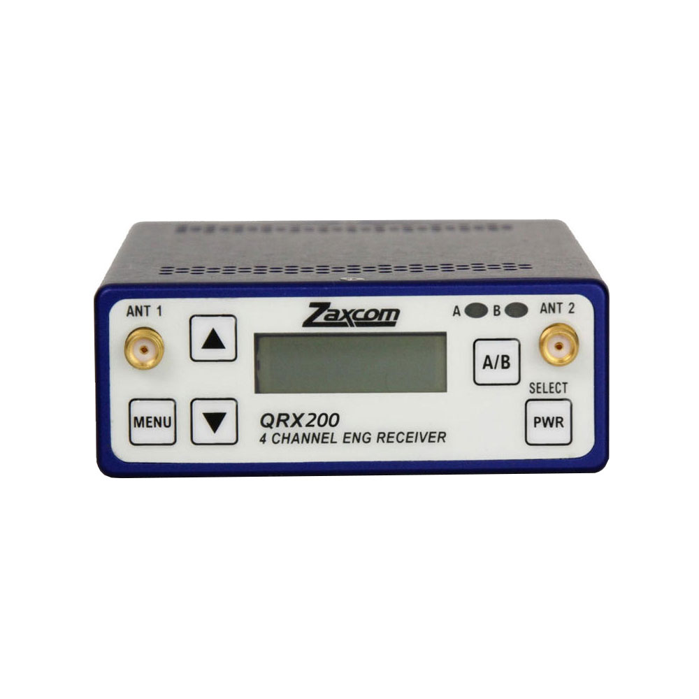 Zaxcom QRX200 Wideband 4-Channel ENG Receiver - Everything Audio