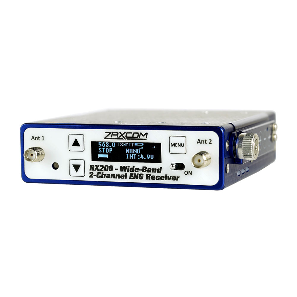 Zaxcom RX200 Wideband 2-Channel ENG Receiver - Everything Audio