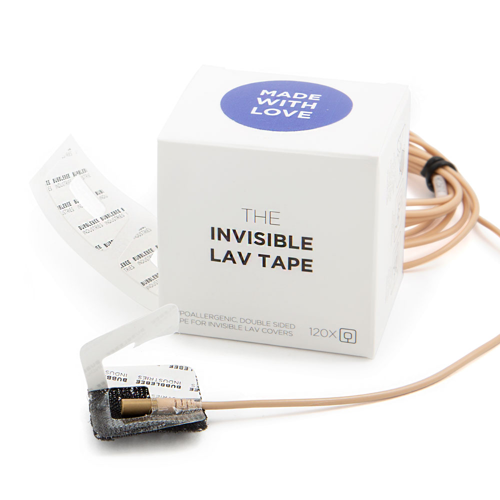 Bubblebee Industries The Invisible Lav Tape 120Pack - Everything Audio