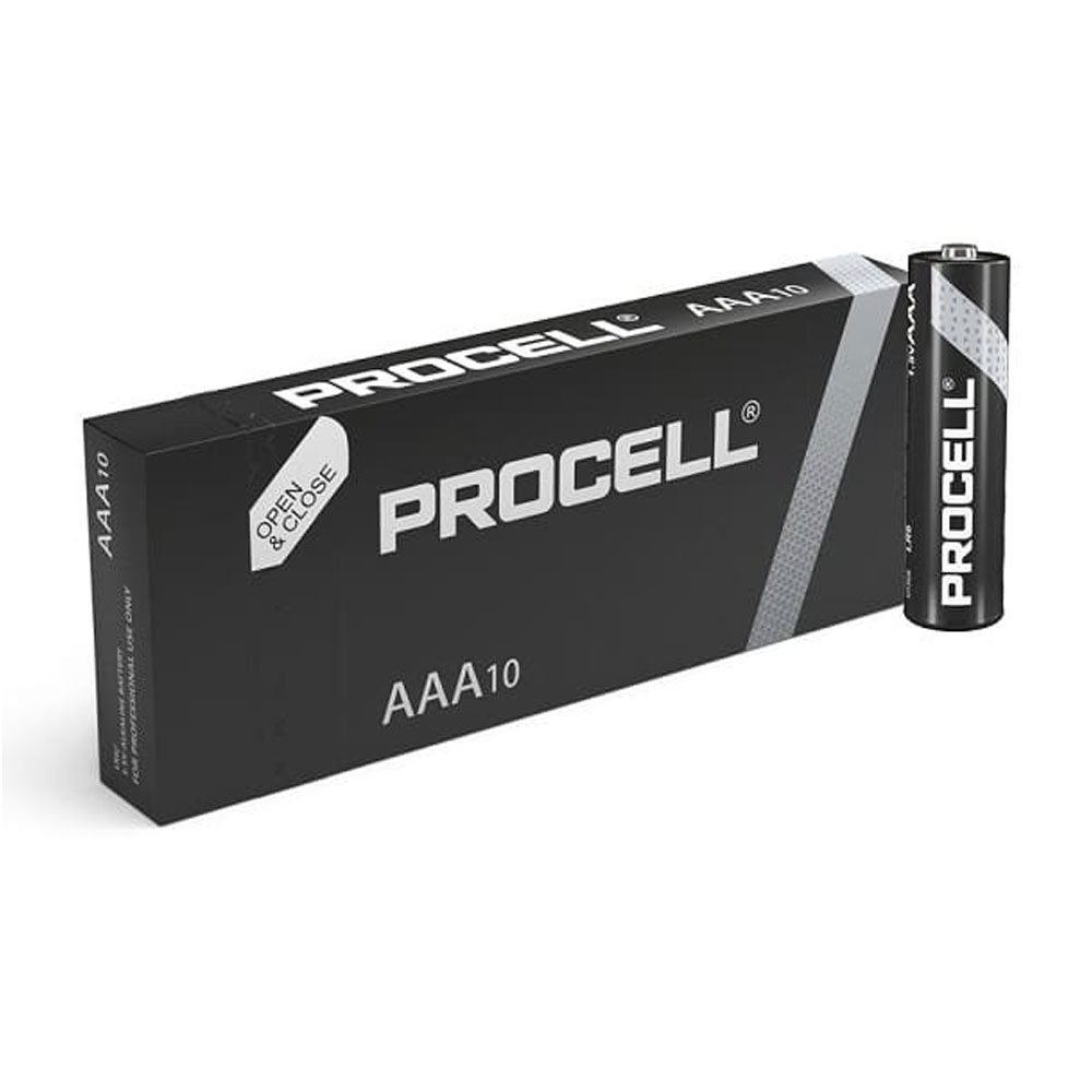 Duracell Procell AAA Alkaline Batteries 10 Pack - Everything Audio
