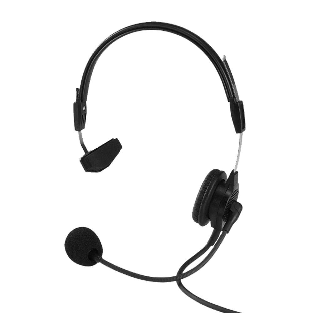 RTS PH-88 Single-Sided Headset w/ Flexible Dynamic Boom Mic ...