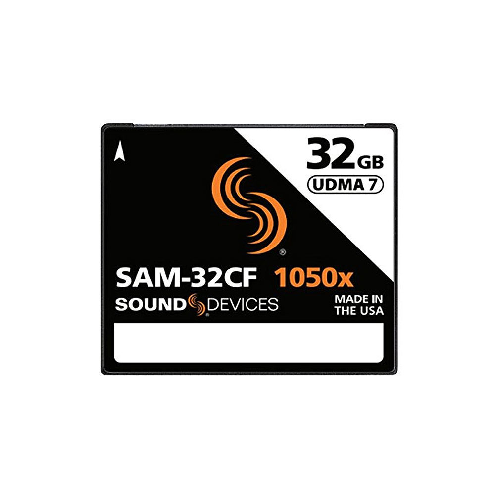 Sound Devices SAM-32CF Approved Media CF Card (32GB) - Sales, Hire ...