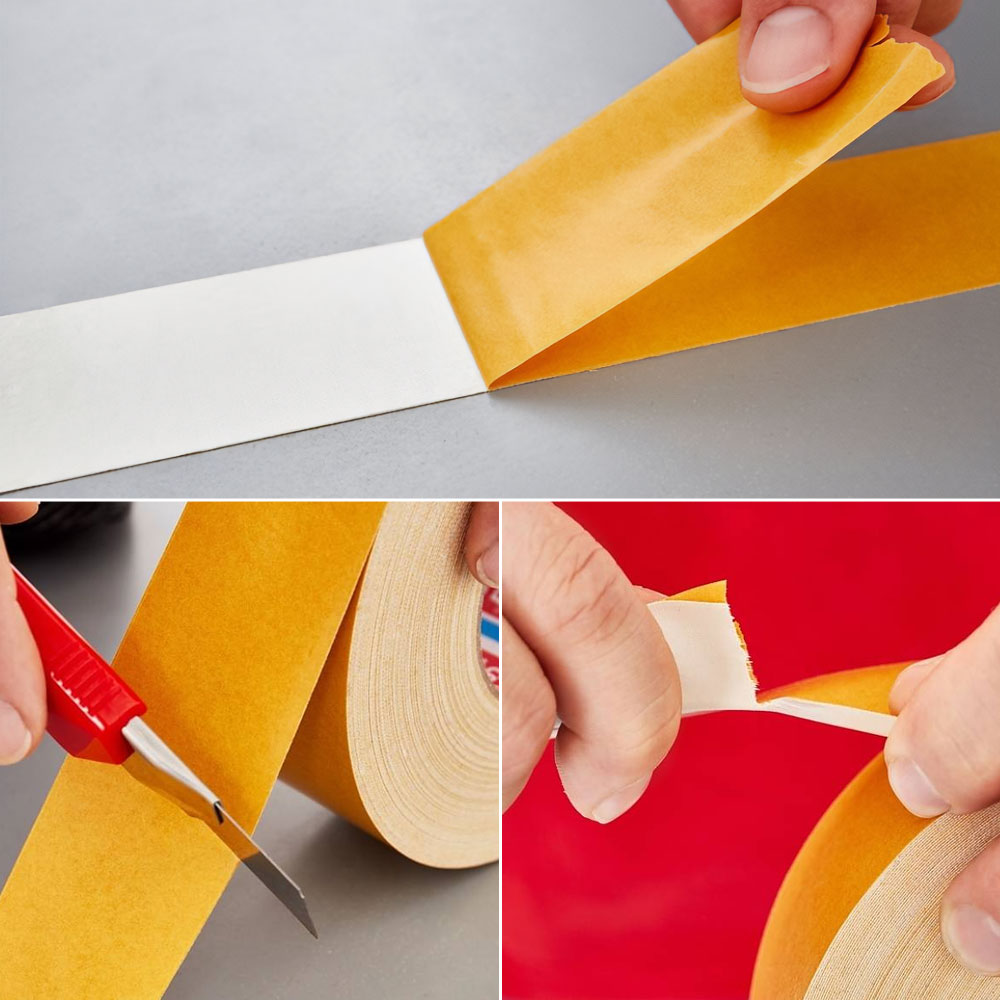 Tesa 4964 Double-Sided Tape with Fabric Backing 1 Roll - Everything Audio