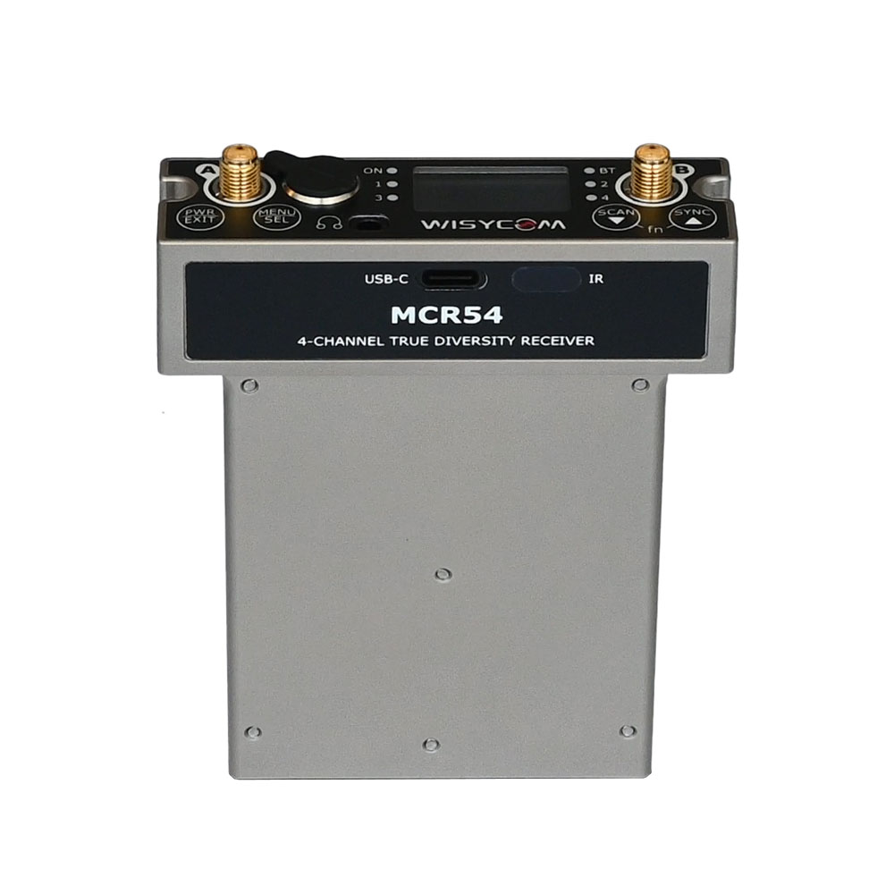 Wisycom MCR54 4-Channel True Diversity Receiver - Everything Audio