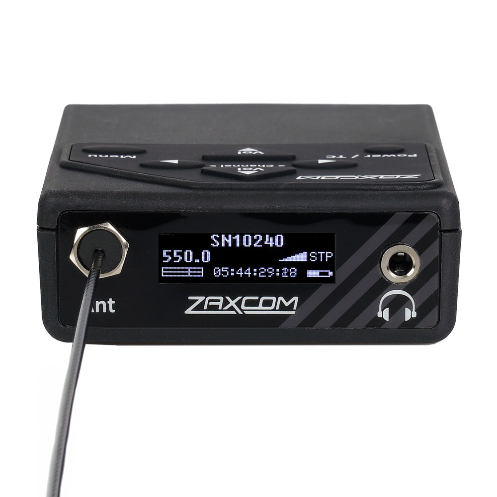 Zaxcom URX50 UHF IFB Beltpack Receiver - Everything Audio
